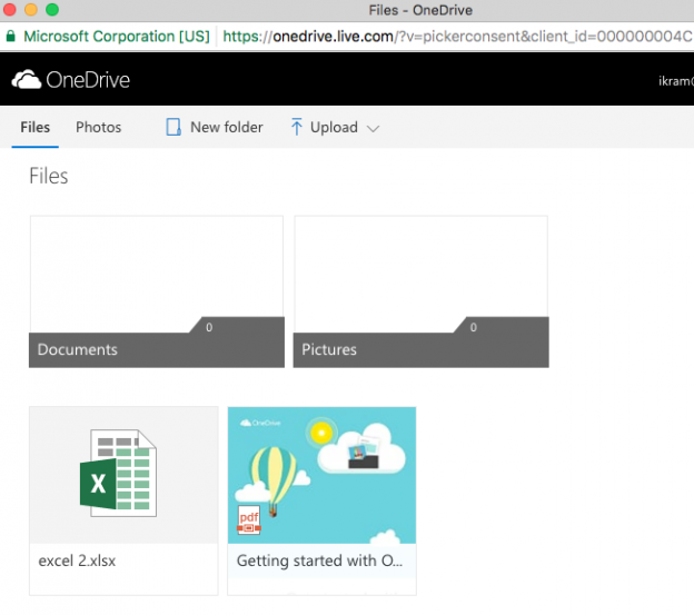 Ikram Hawramani - How to get a demo of the OneDrive File Picker ...